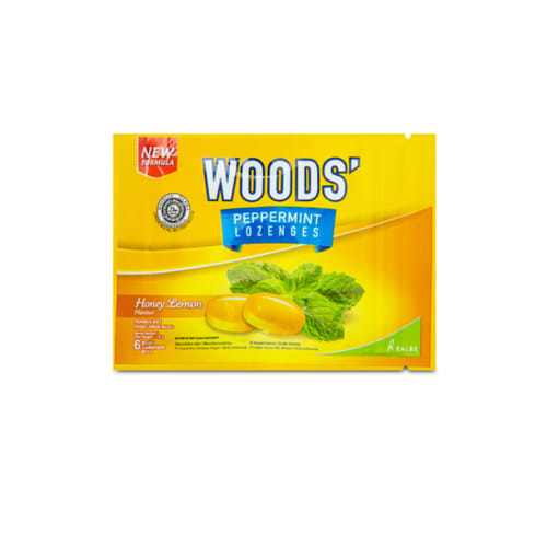 Woods Lozenges Honey Lemon 6 Tablet - Manfaat, Kandungan, dan Cara ...